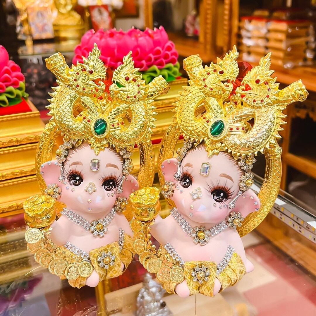 Baby Lord Ganesh With Naga, Doll, Home Decoration, Hindu God, God, Home ...