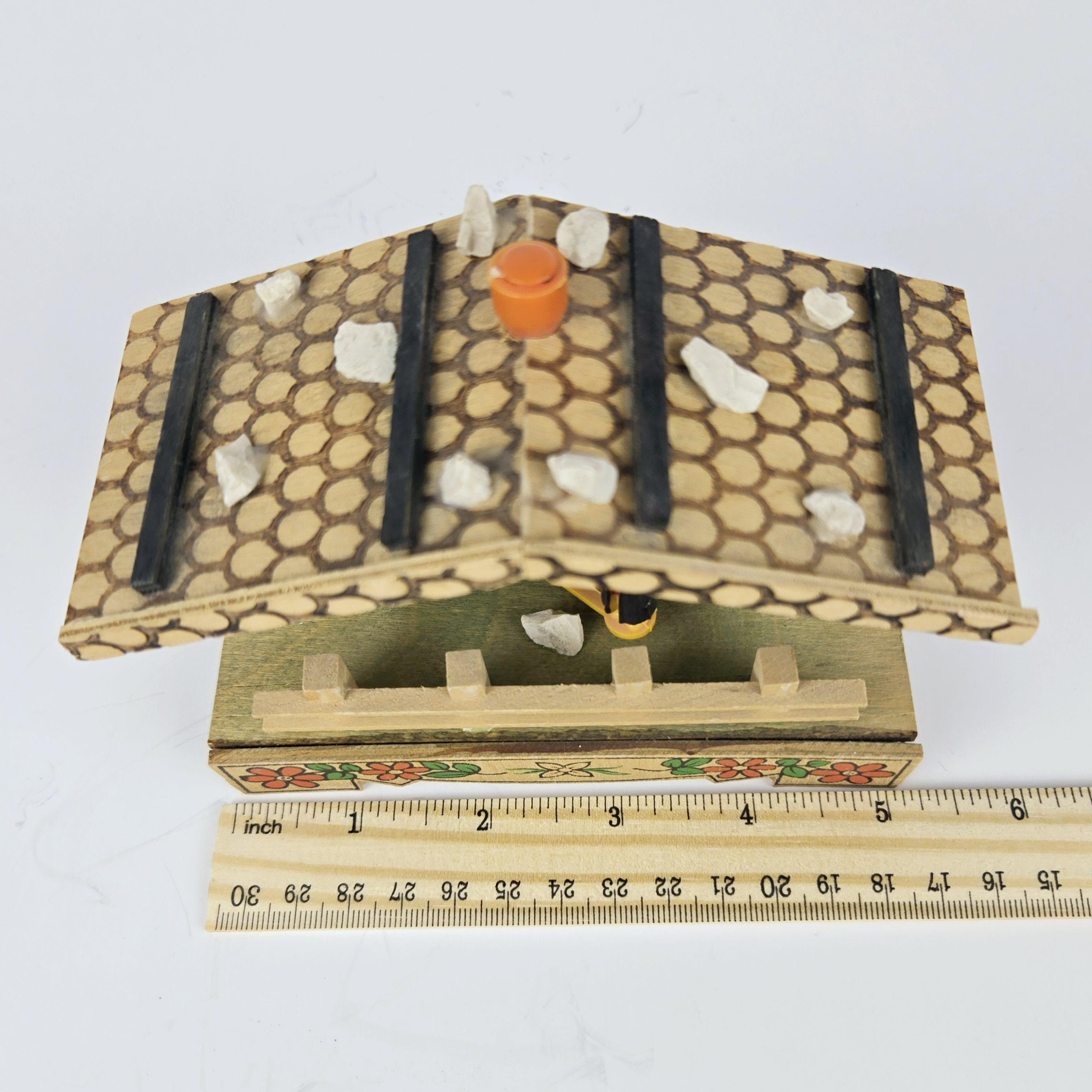 West German Bambi Barometer Weather Alpine House Folk Art Hand-painted ...