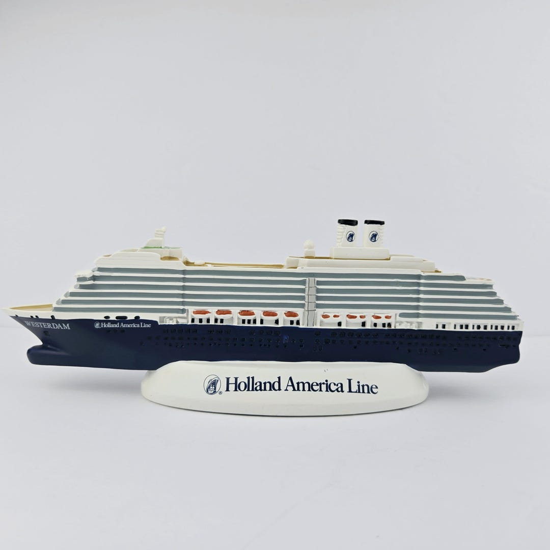 Holland America Line MS Westerdam 10" Model Cruise Ship Souvenir RARE ...