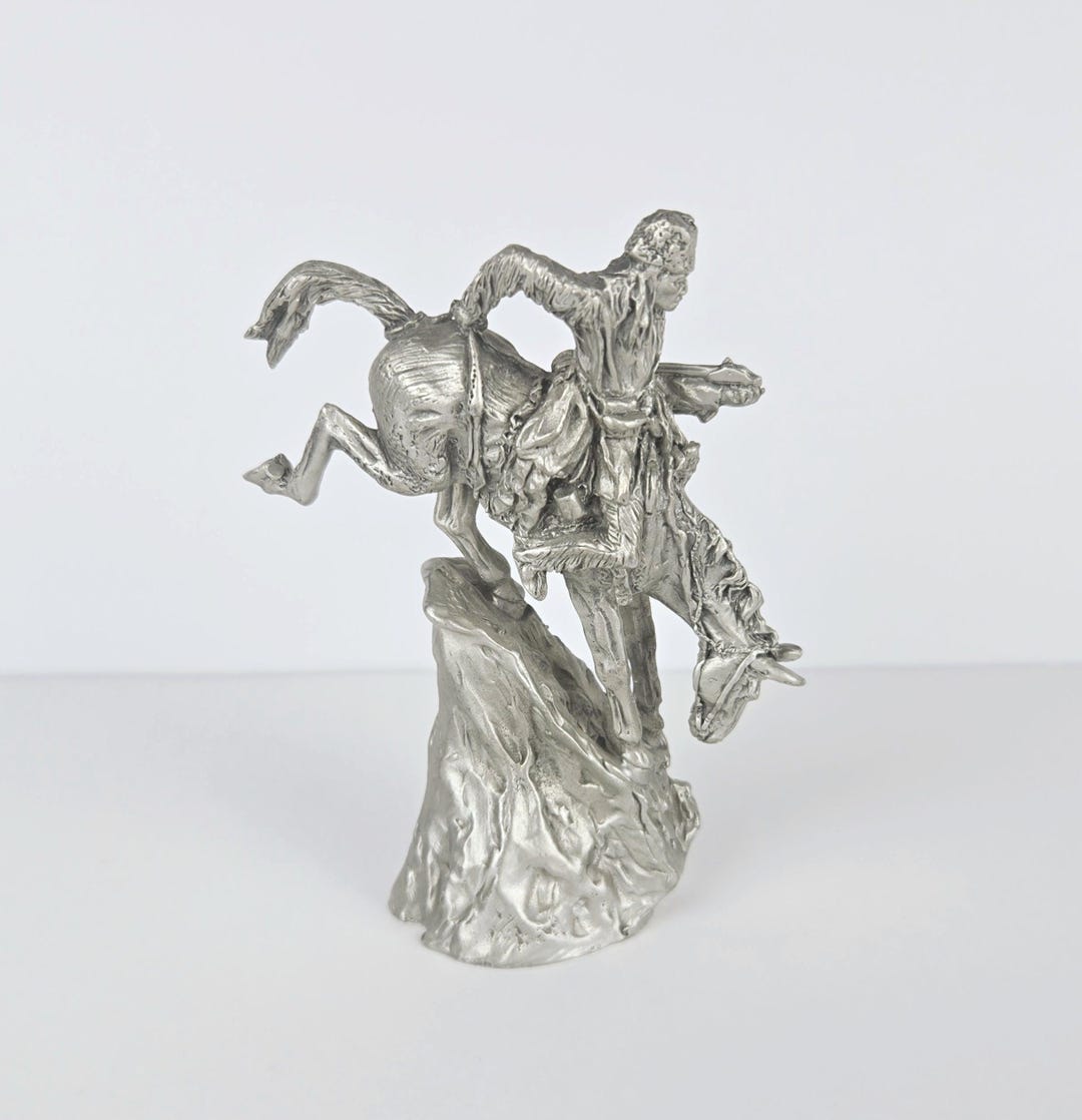 The Mountian Man Frederic Remington MWFP Pewter Figure Replica ...