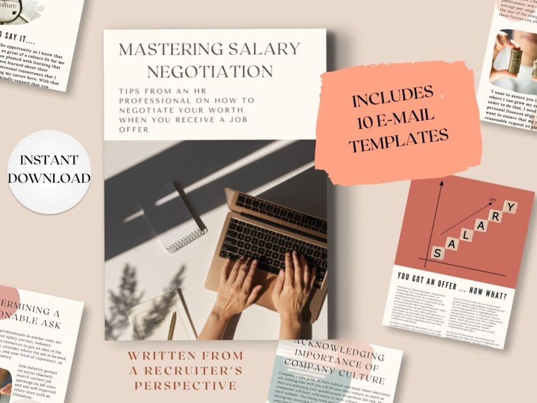 Salary Negotiation E-book Guide to Negotiating More Money at Job Offer ...