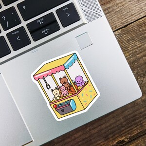Claw Machine Vinyl Sticker | Laptop Stickers | Water Bottle Stickers ...