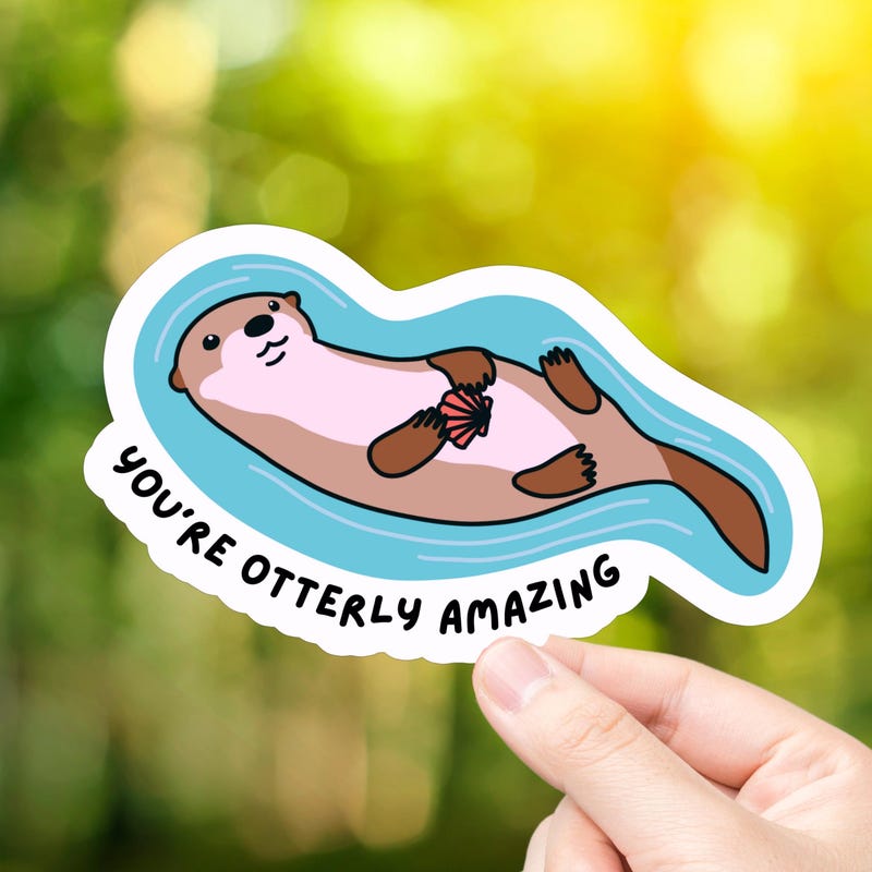 Otter Decal - Etsy
