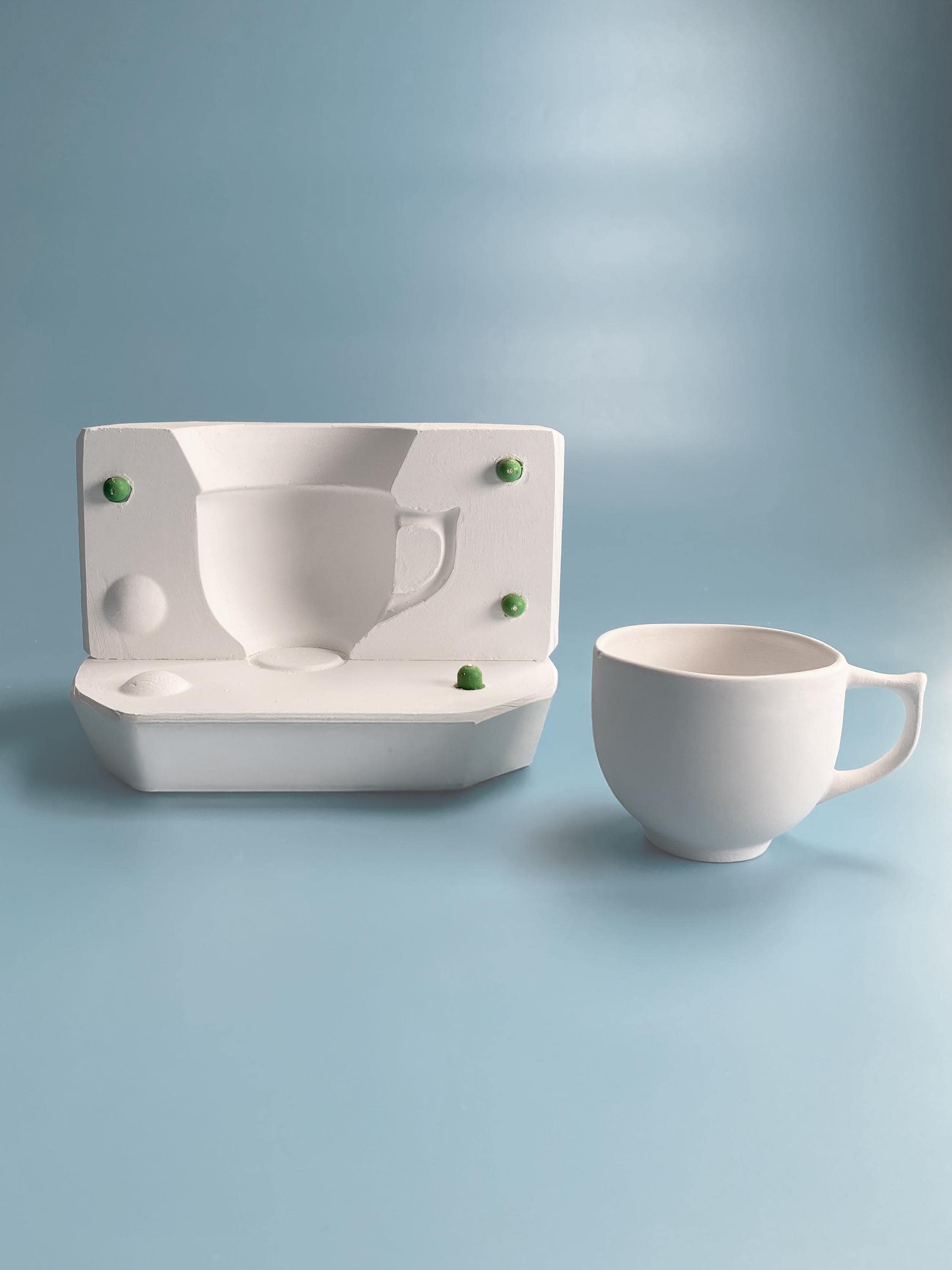 Plaster Mold for Nova Mug, Craft Supply, Handmade Mug Mold, Handmade ...