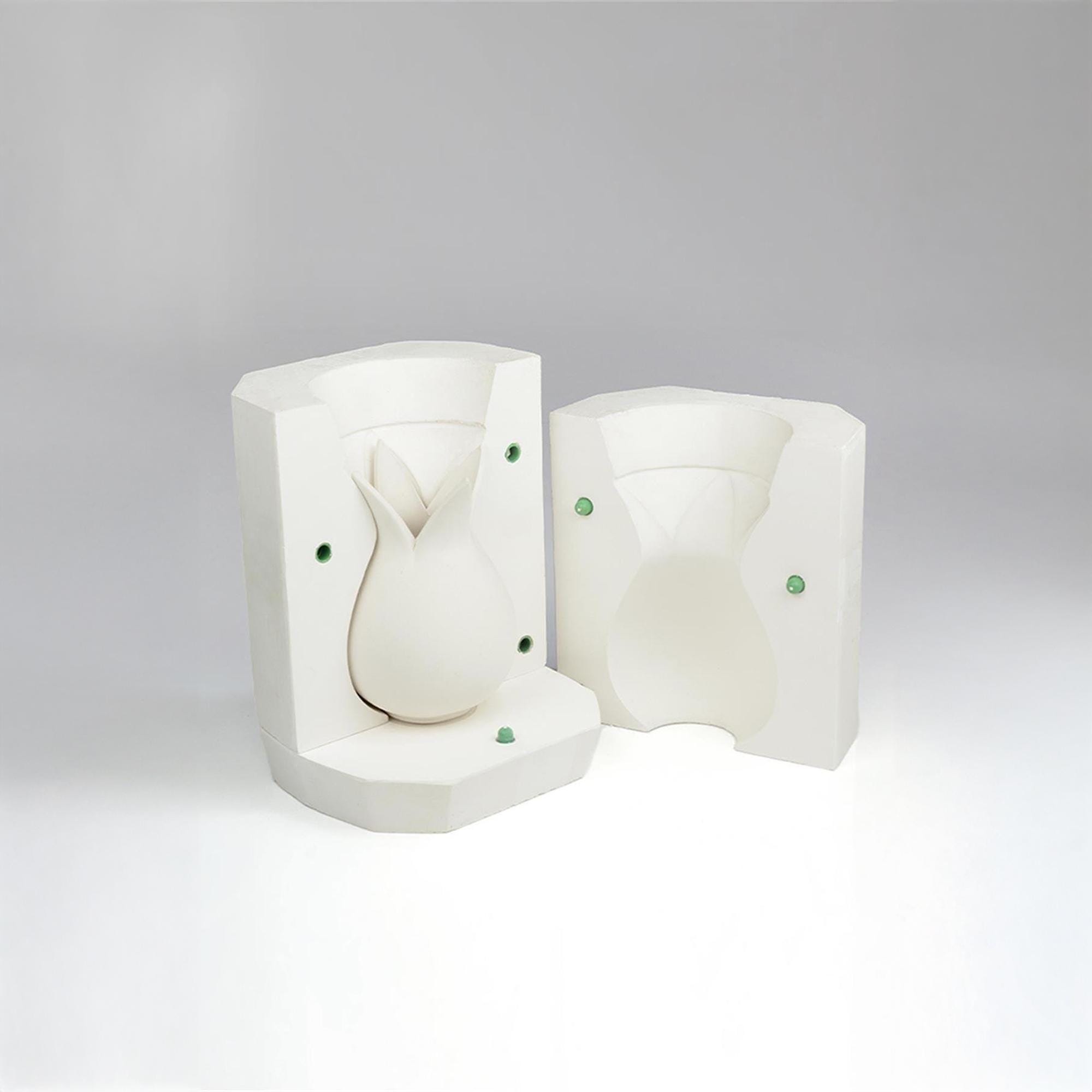 Plaster Mold for Ceramic Tulip, Slip Casting Mold, Handmade Ceramic ...