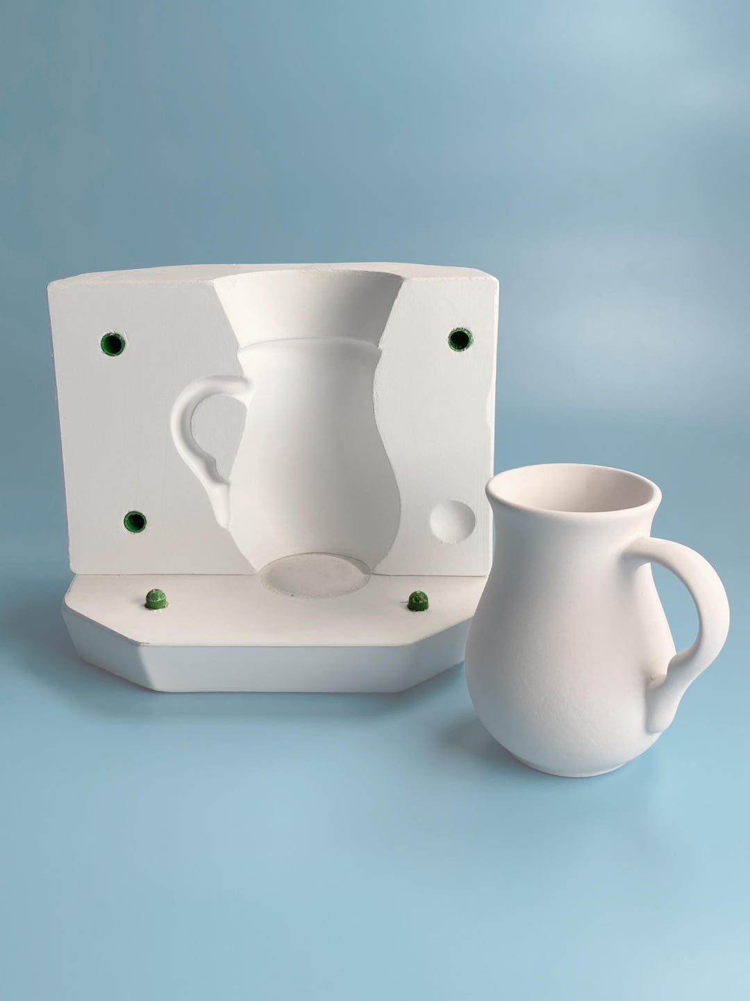 Handmade Plaster Mug Mold: Kübra Mug, Ceramic Craft Supply - Etsy