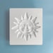 Sun Plaque Plaster Mold: Handmade Ceramic Casting Mold - Etsy