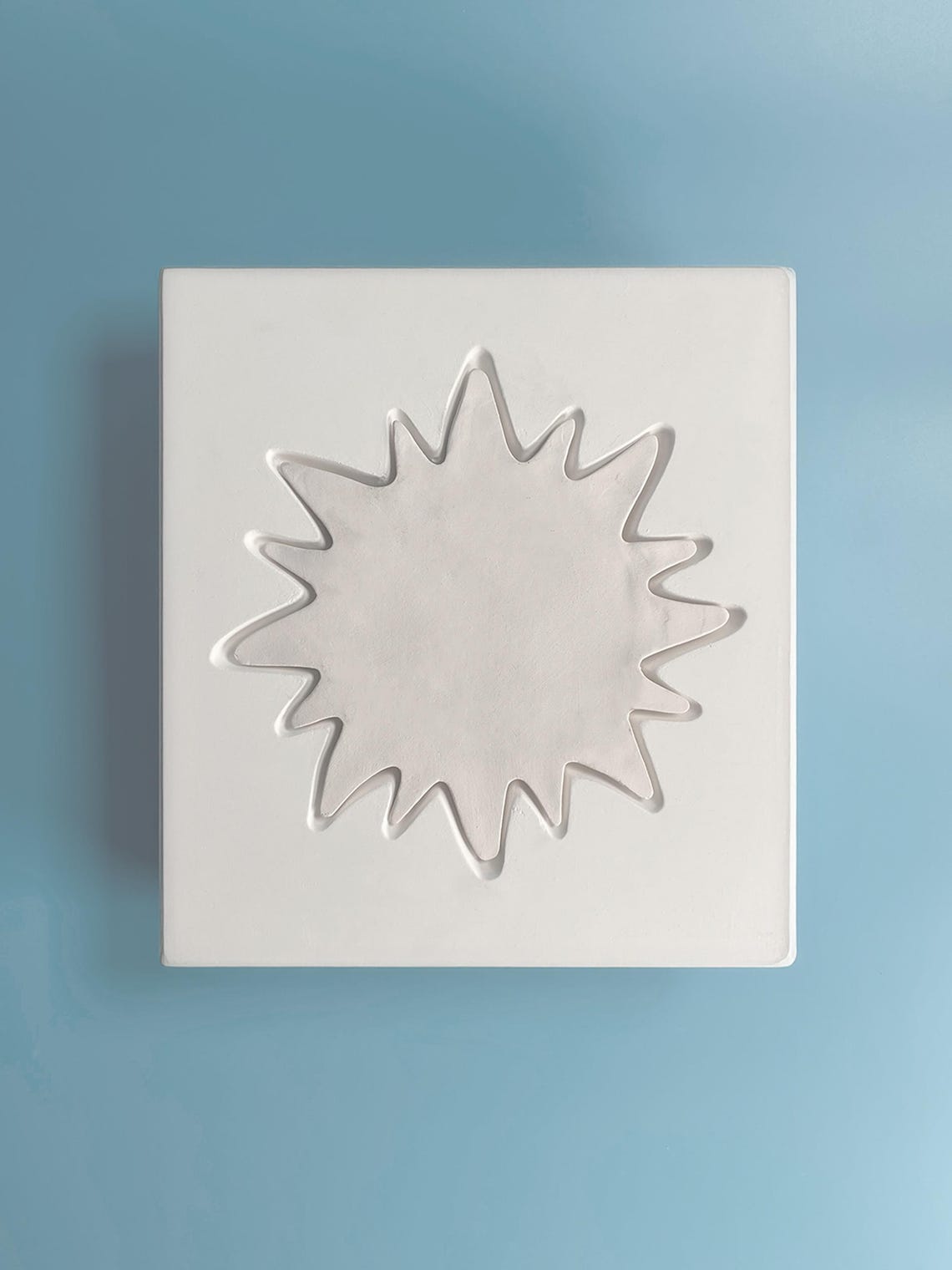 Sun Plaque Plaster Mold: Handmade Ceramic Casting Mold - Etsy