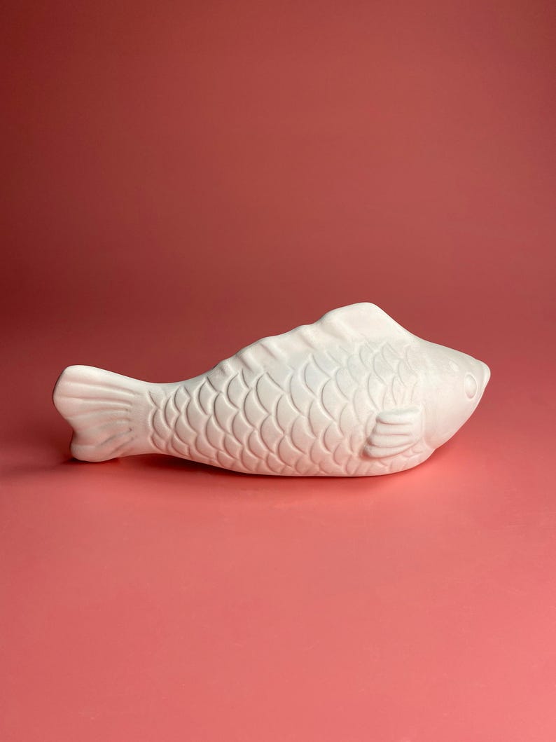 Handmade Carp Fish Plaster Mold: Ceramic Craft Supply - Etsy