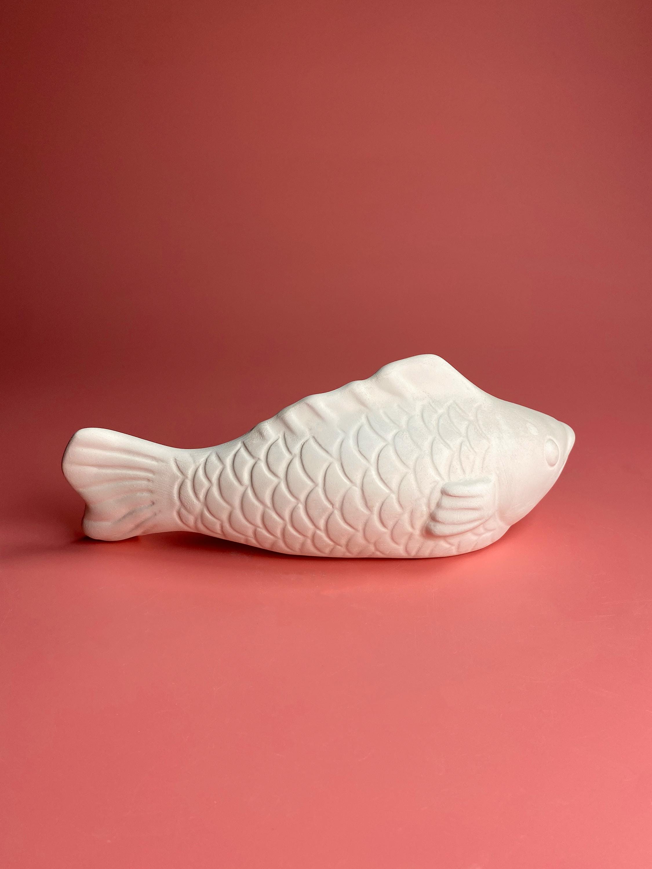 Handmade Carp Fish Plaster Mold: Ceramic Craft Supply - Etsy