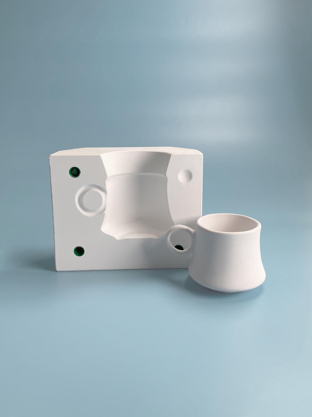 Plaster Mold for Kazan Tea Cup, Craft Supply, Handmade Mug Mold ...