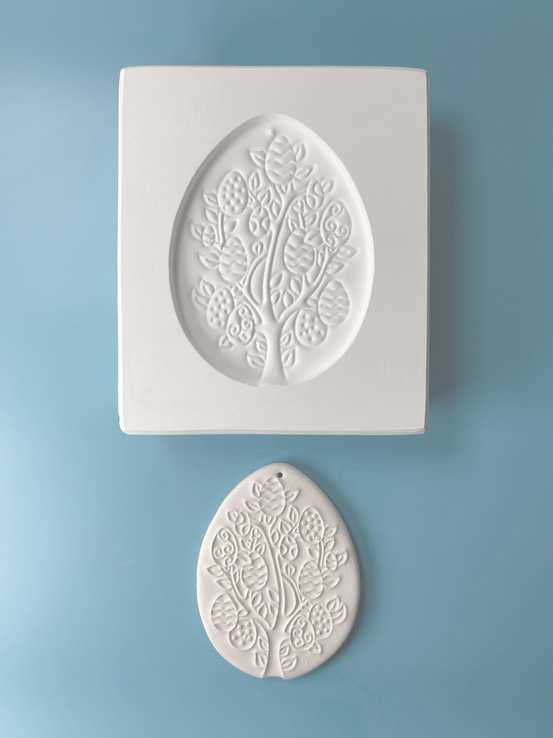 Plaster Mold Generation Tree Plaque, Casting Mold, Handmade Ceramic ...