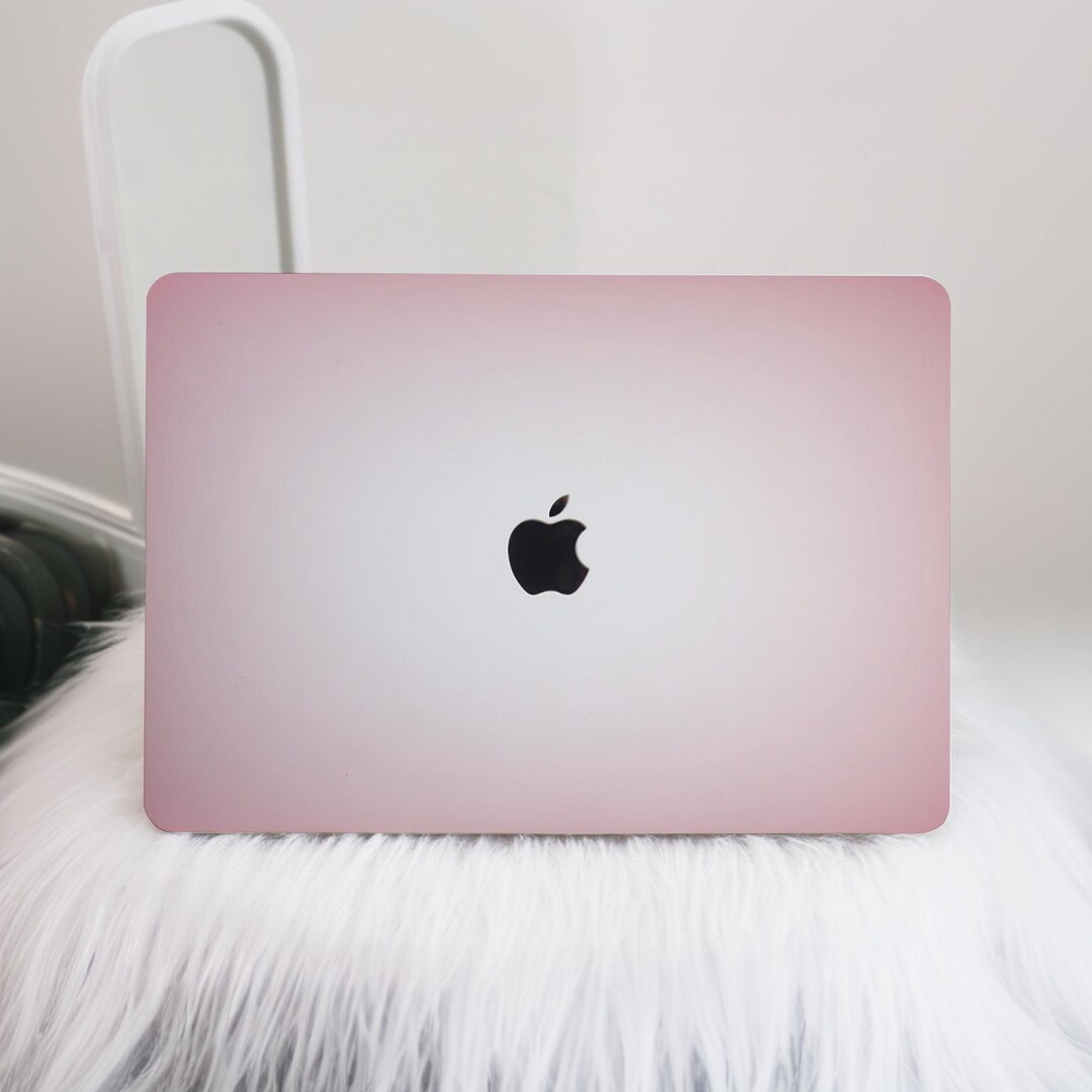 Pink and White Aperture Mac Case,light Yellow MacBook Case Hard ...