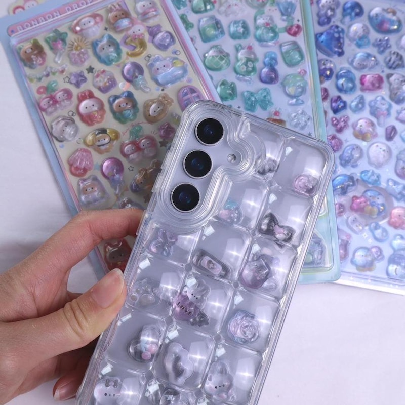 Sticker Resin Phone Cases - Etsy