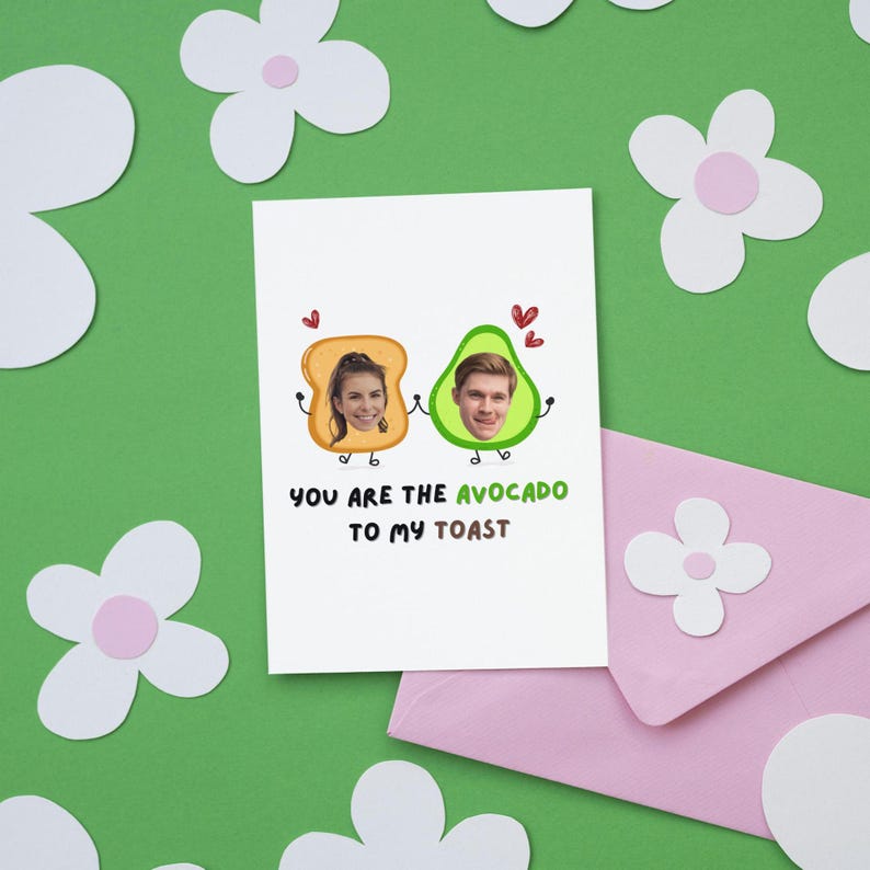 Custom Funny Pun Card | Printable Custom Face Card | Funny Card Ideas ...