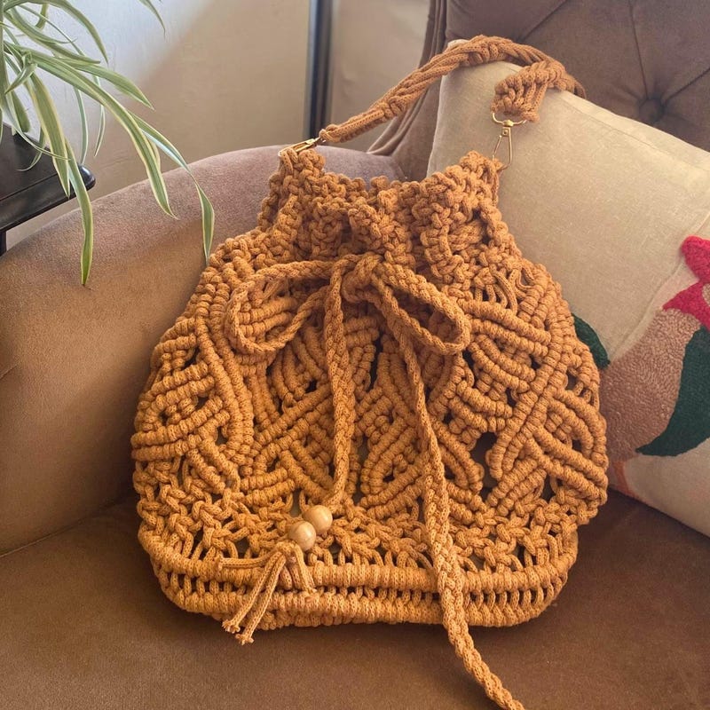 Macrame Bag - Etsy