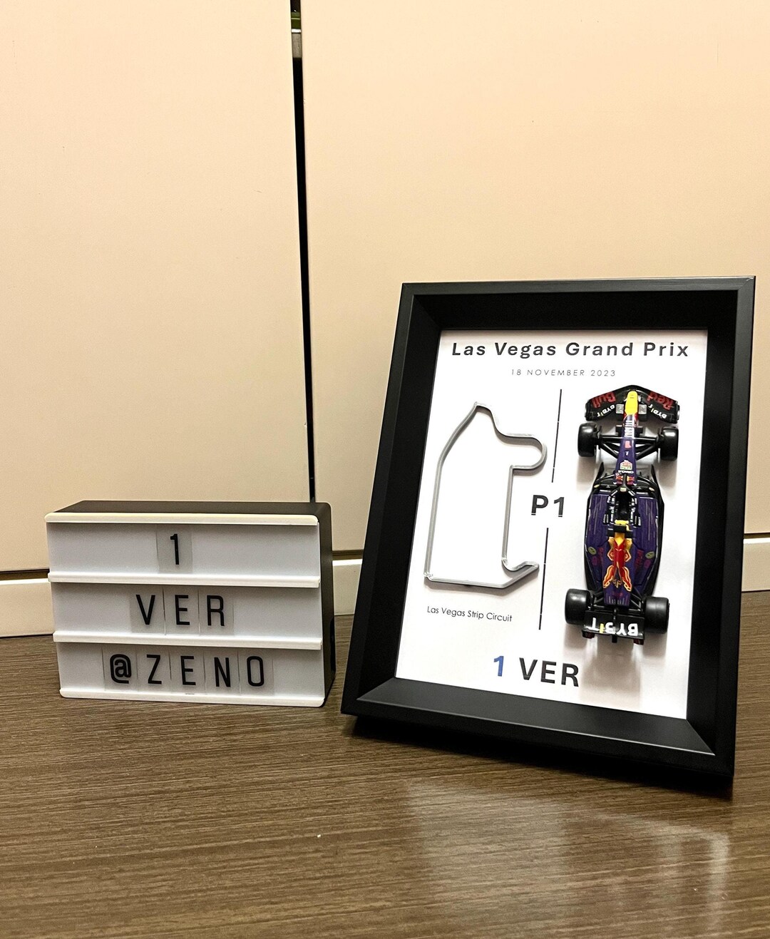 Redbull Racing - Max Verstappen - Las Vegas GP 2023 F1 Frame Art - Etsy ...