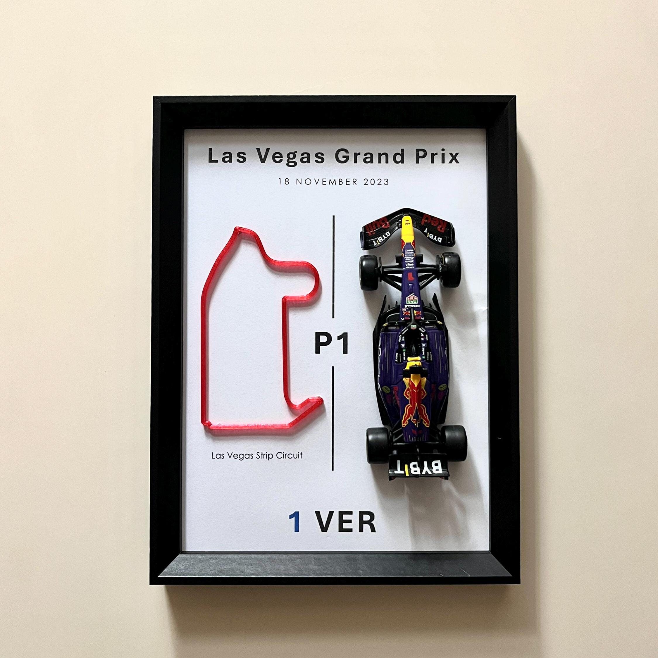 Redbull Racing Max Verstappen Las Vegas GP 2023 F1 Frame Art - Etsy