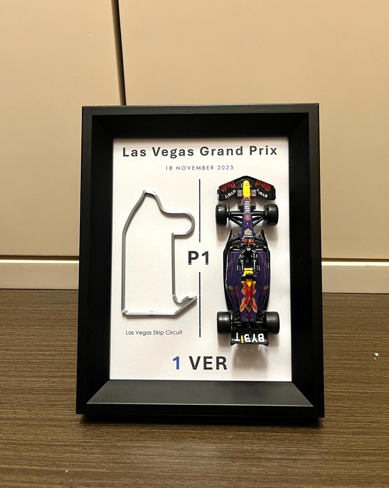 Redbull Racing - Max Verstappen - Las Vegas GP 2023 F1 Frame Art - Etsy ...