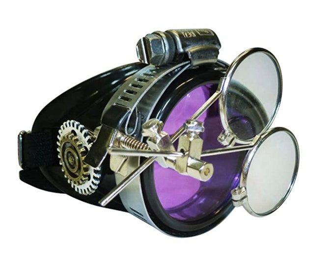 Steampunk Monocle Goggles Burning Man Sunglasses Steam Punk Costume ...