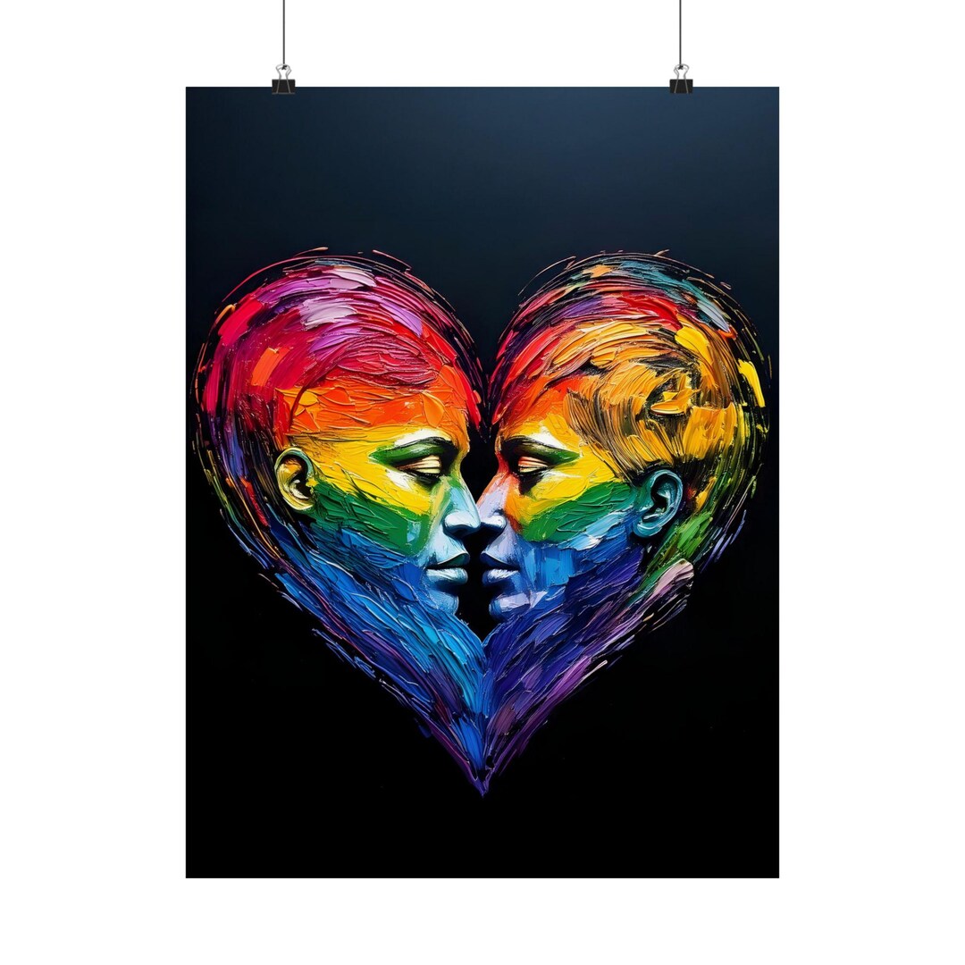 LGBT Love, LGBT Poster, Matte Vertical Posters, 11"x14", 12"x16", 18 ...