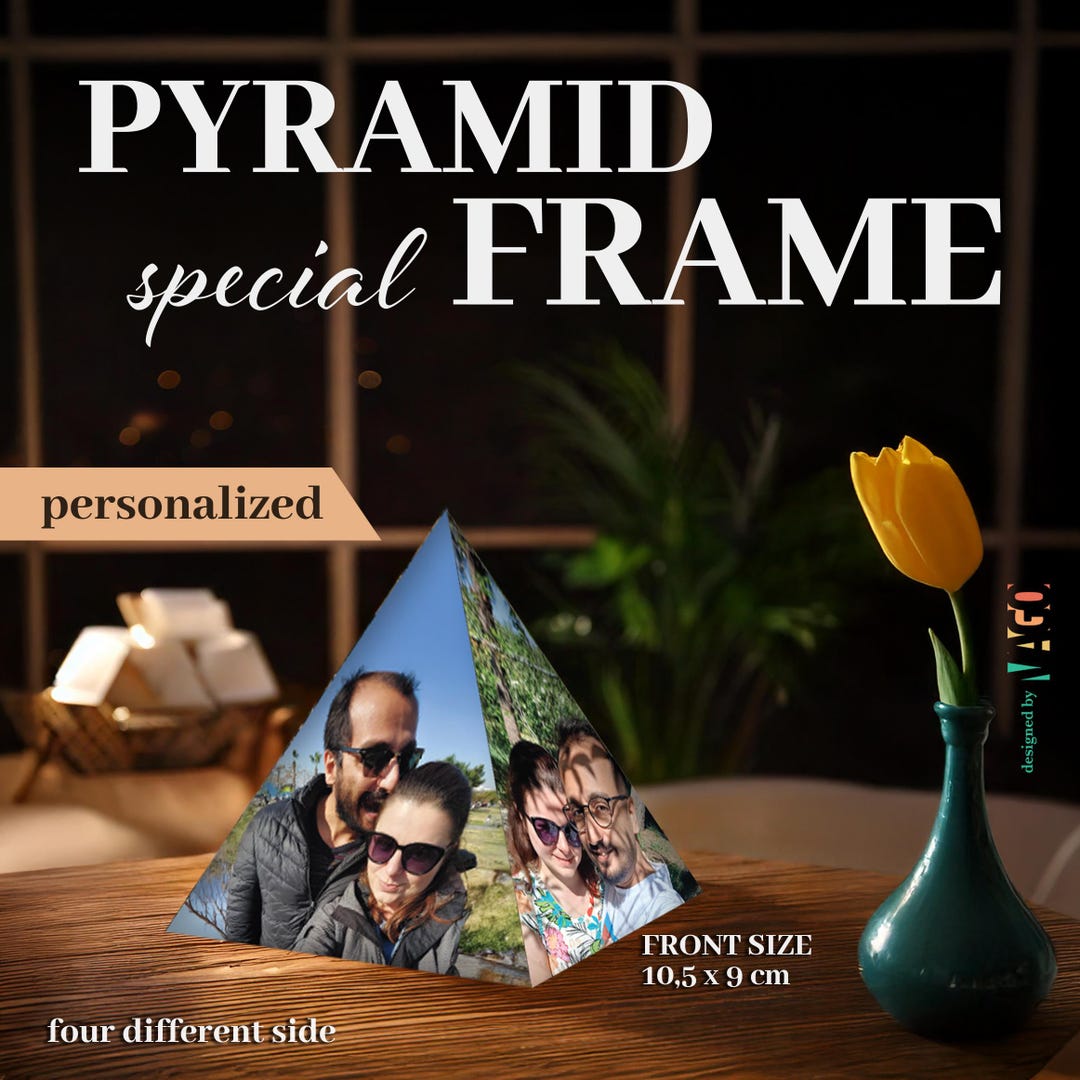 Personalized Pyramid Frame, Customized Frame, Pyramid Frame, Special ...