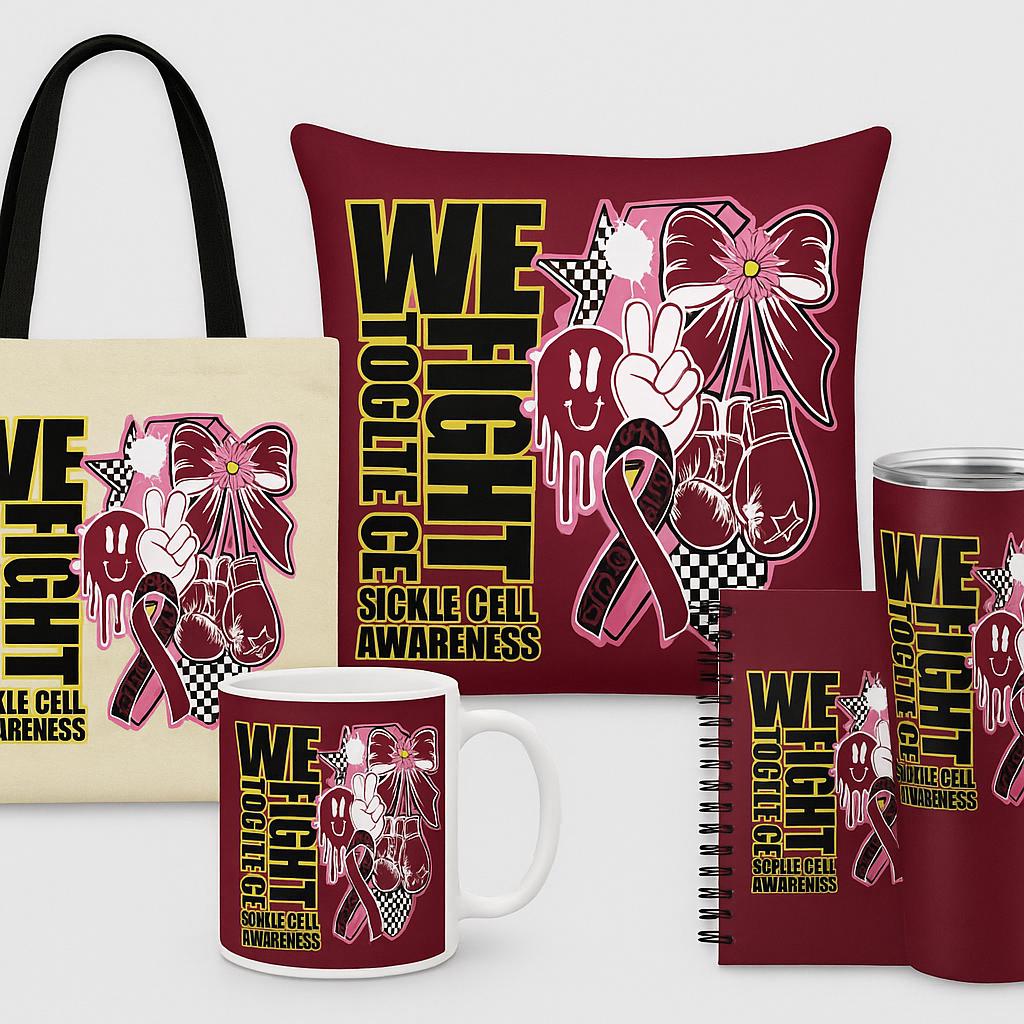Sickle Cell Awareness PNG: Retro Graffiti Design for Sublimation ...