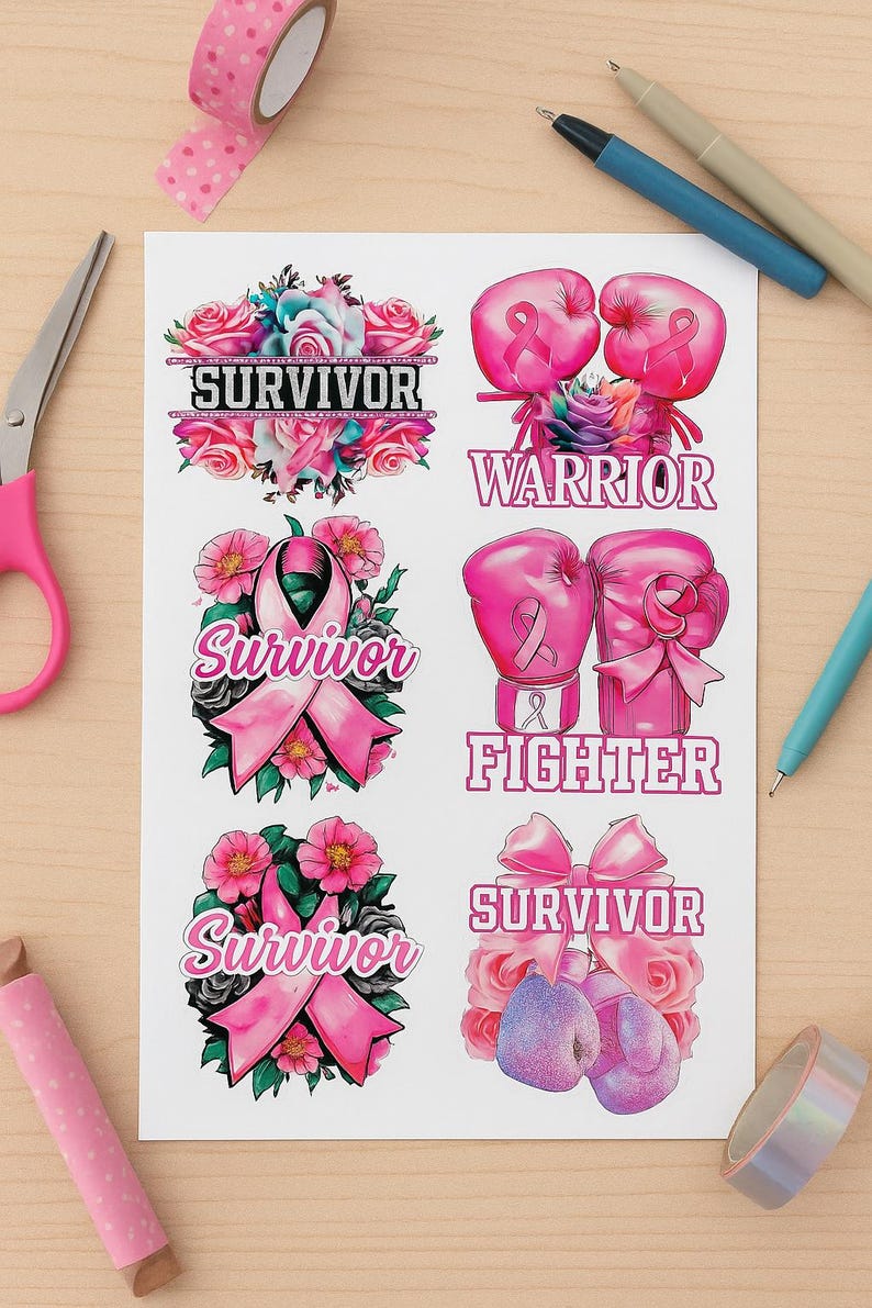 Breast Cancer Awareness PNG Bundle | Survivor Warrior Fighter Pink ...