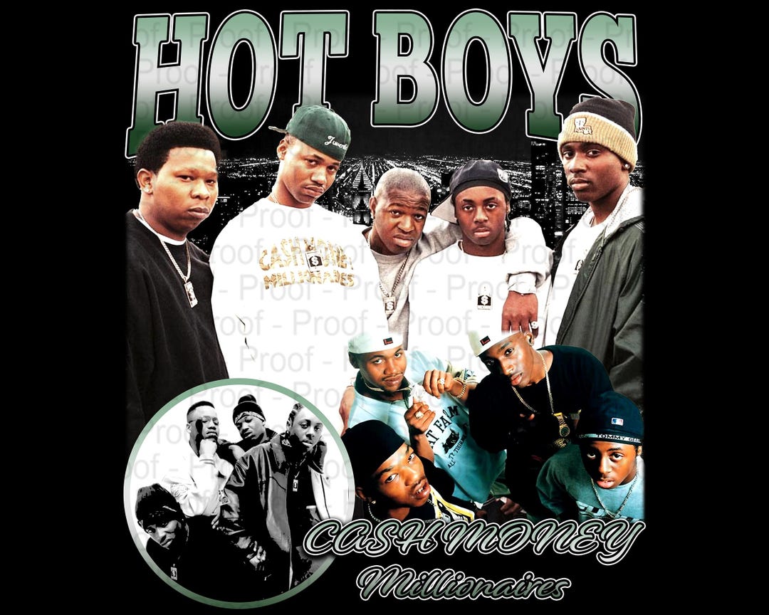 Hot Boys Png, Lil Wayne Cash Money Millionaires Tee, Bootleg Tee, Hot ...