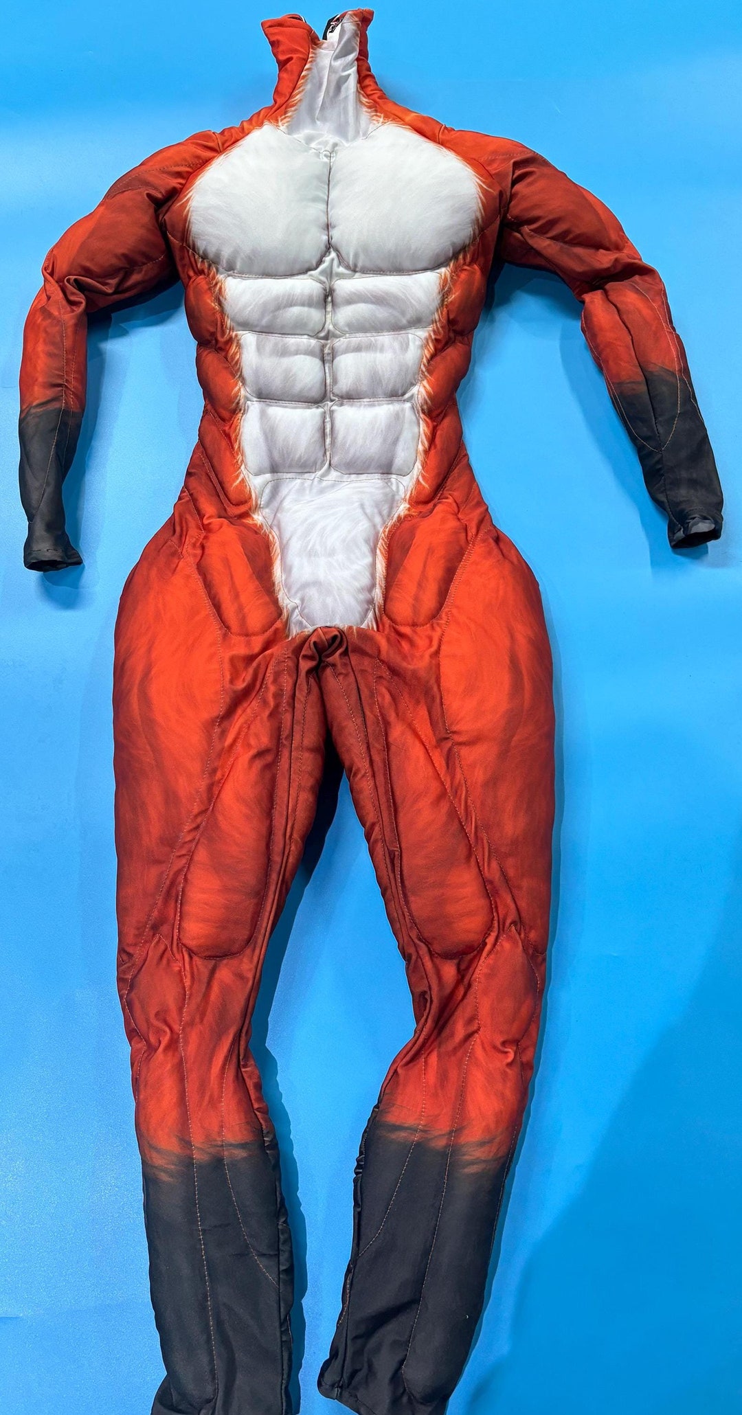 Fox Custom Muscle Suit Cosplay Animals Costumes Fox Petsuit Handmade ...