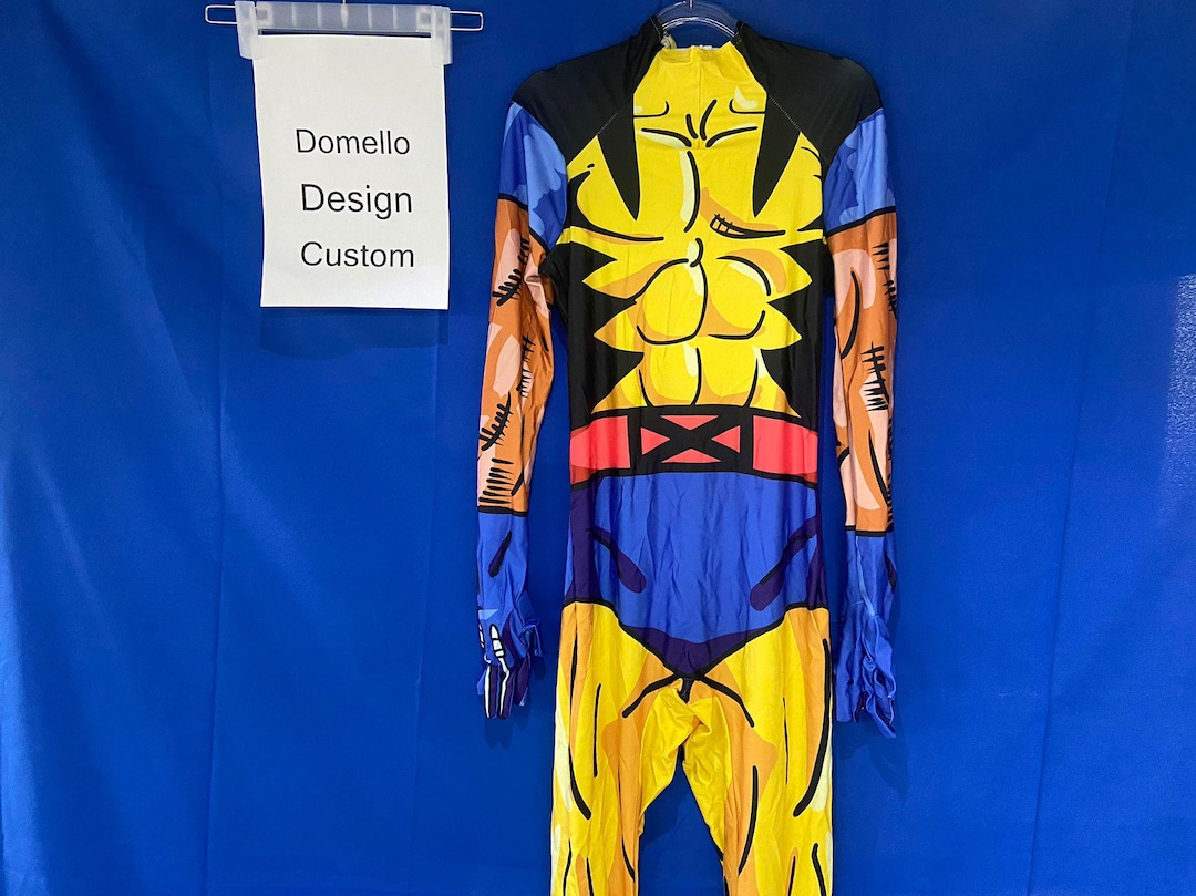 Custom Stretch Wolverine 97 Jumpsuit Cosplay Wolverine 97 Bodysuit ...