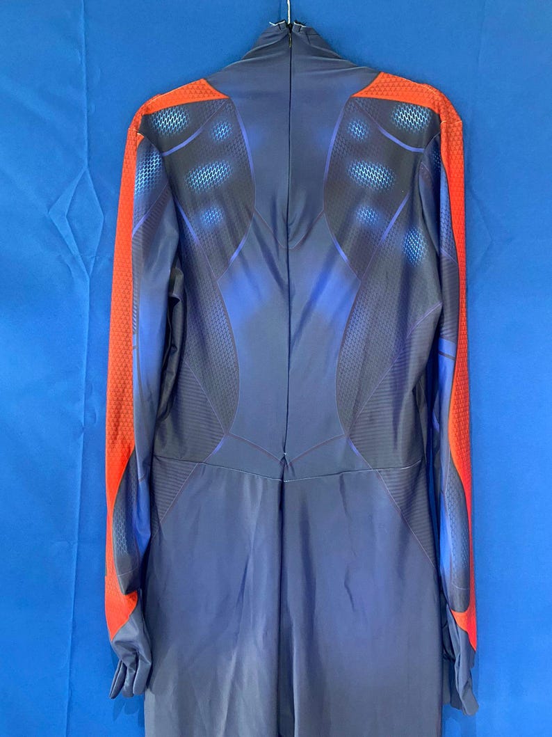 Spider-man 2099 Costume Cosplay Custom Jumpsuit Halloween Party Suit ...