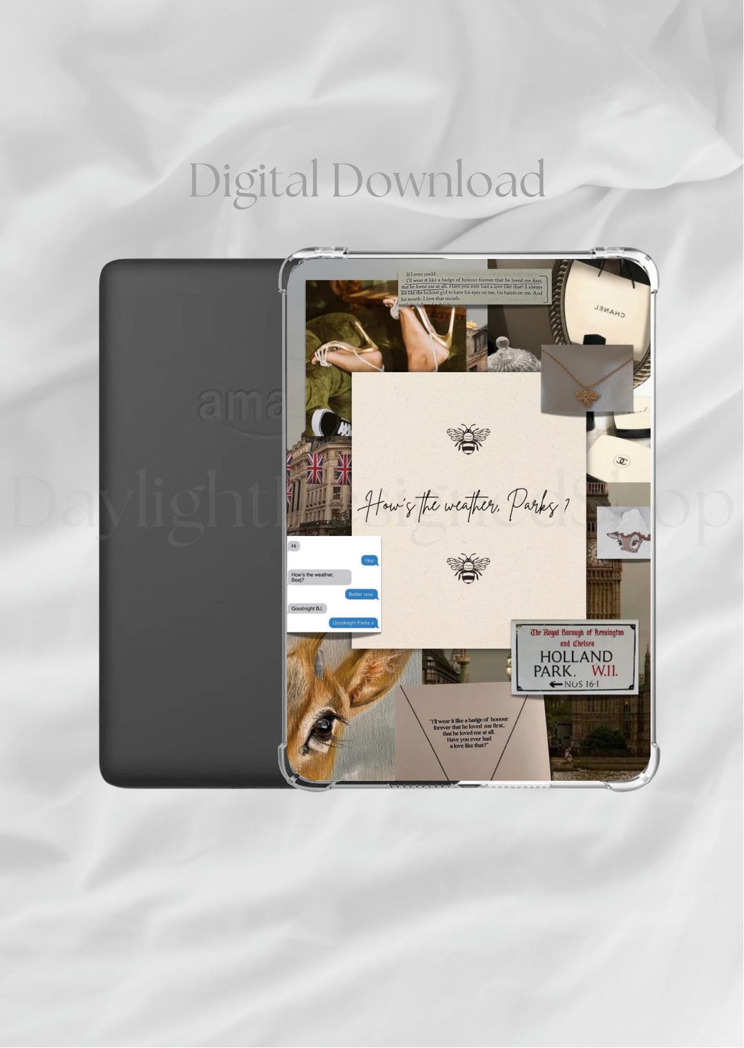 Magnolia Parks Kindle Insert - Etsy