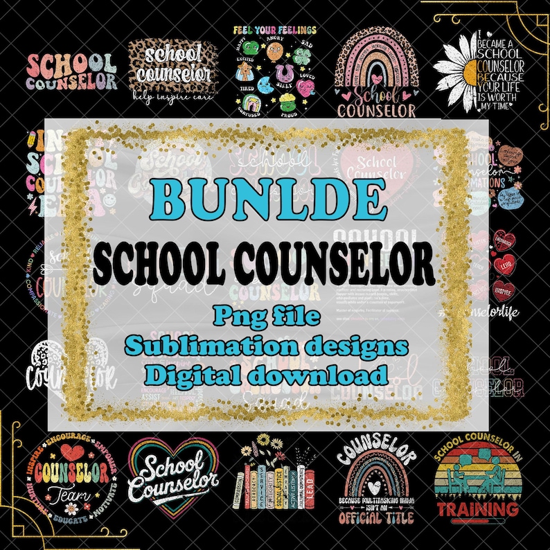School Counselor Png Bundle, School Png, Teacher Png, Pencil Png ...
