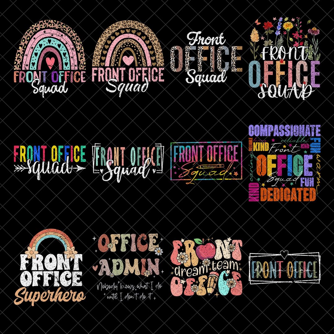 Front Office Dream Team Png Bundle, Front Office Png,school Secretary ...