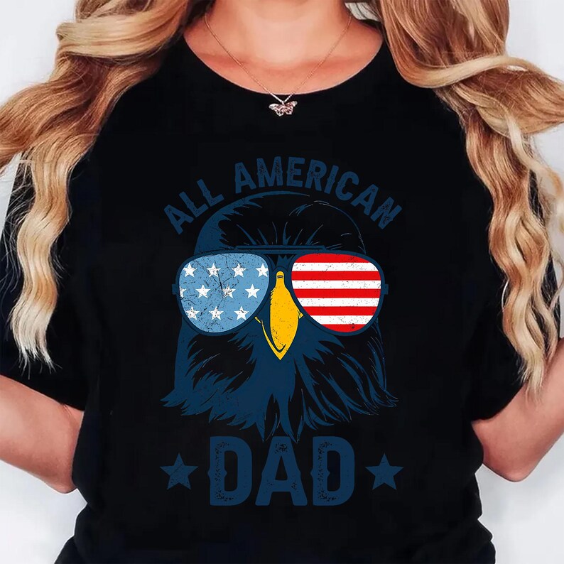 American Dad Bald Eagle PNG Bundle, Patriotic Father’s Day Sublimation ...