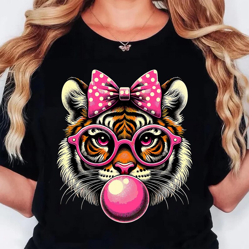 Tiger Day PNG Bundle, Retro Snarky Tiger Png, Funny Tiger Meme Png ...