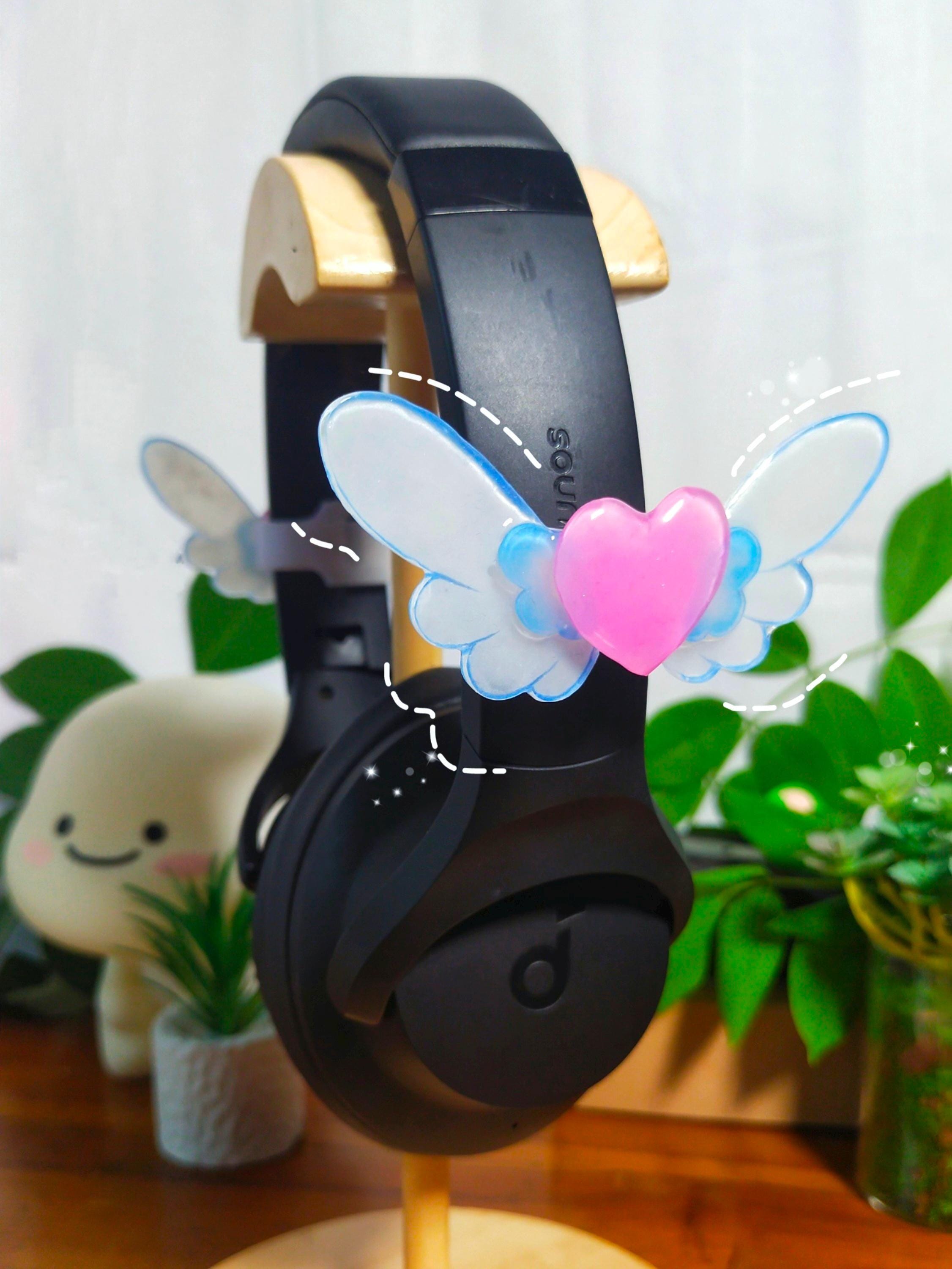 Heart Wings Headphone Accessories - Stylish Headphone Accessory, Unique ...