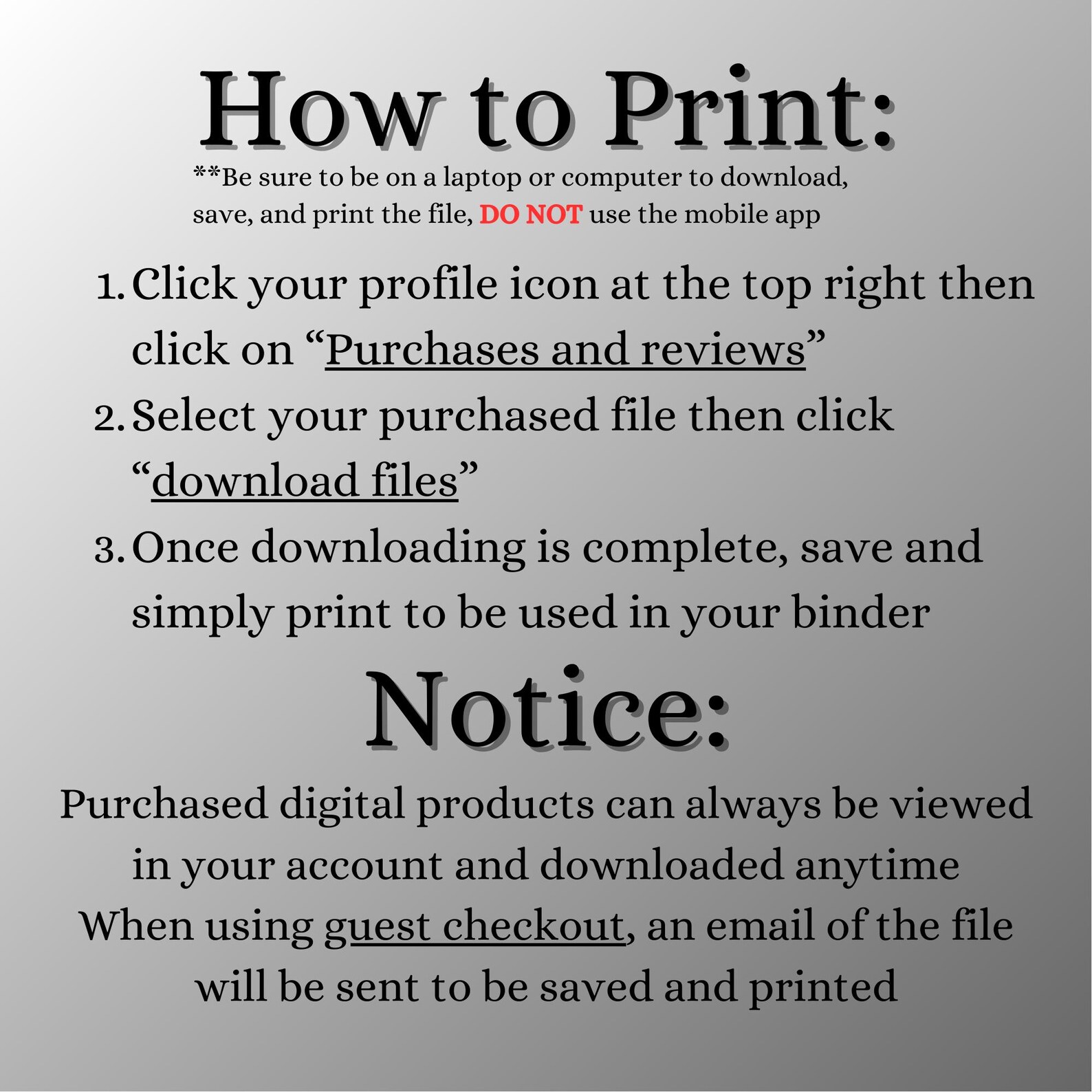 Missing Photocard Filler | Black Notebook Design | Digital Printable ...