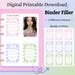Missing Photocard Filler Notebook Design Digital Printable Binder ...