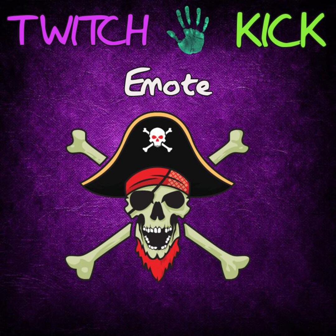 Pirate Twitch / Kick Streaming Background, Animated, Overlay, Emote - Etsy