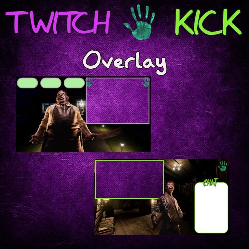 Phas Pack + FREE Overlaystwitch / Kick Streaming Background, Animated ...