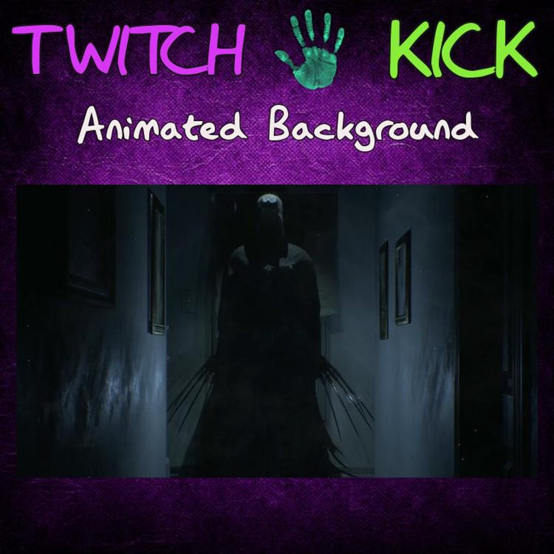 Visage Demon Twitch / Kick Streaming Background, Animated, Overlay ...