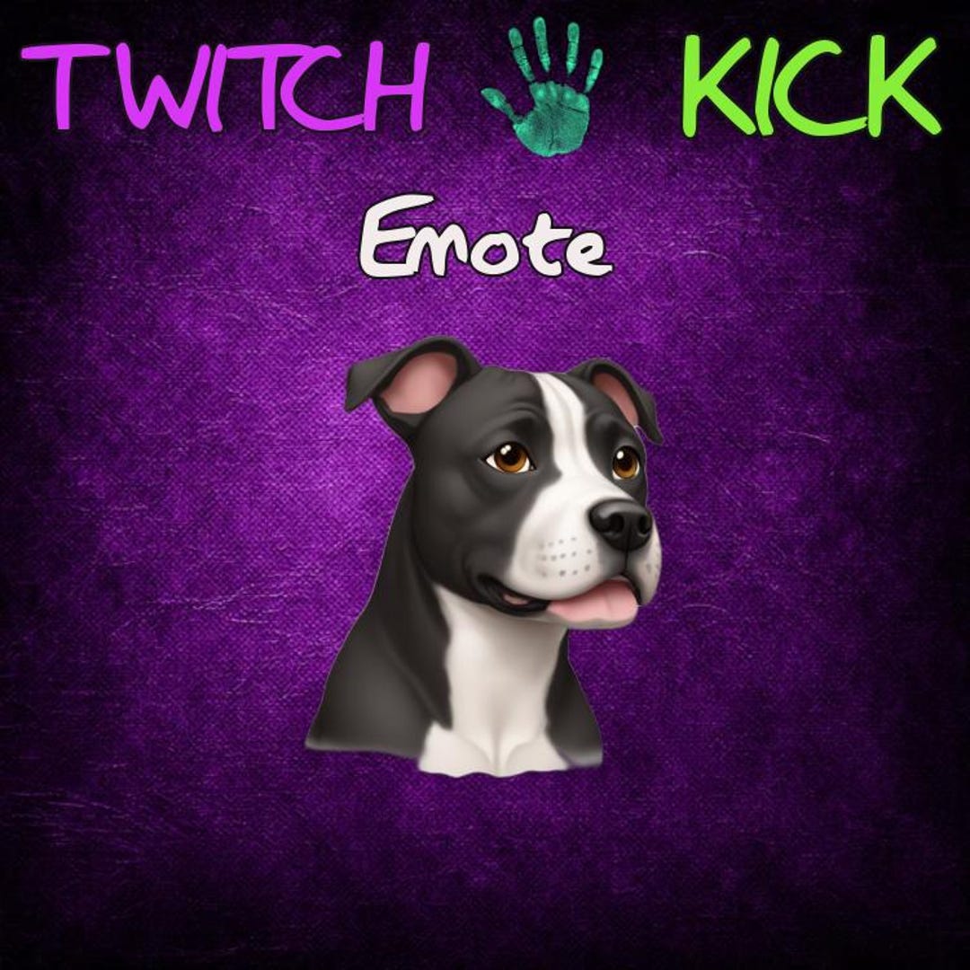 Staffy Twitch / Kick Streaming Background, Animated, Overlay, Emote - Etsy