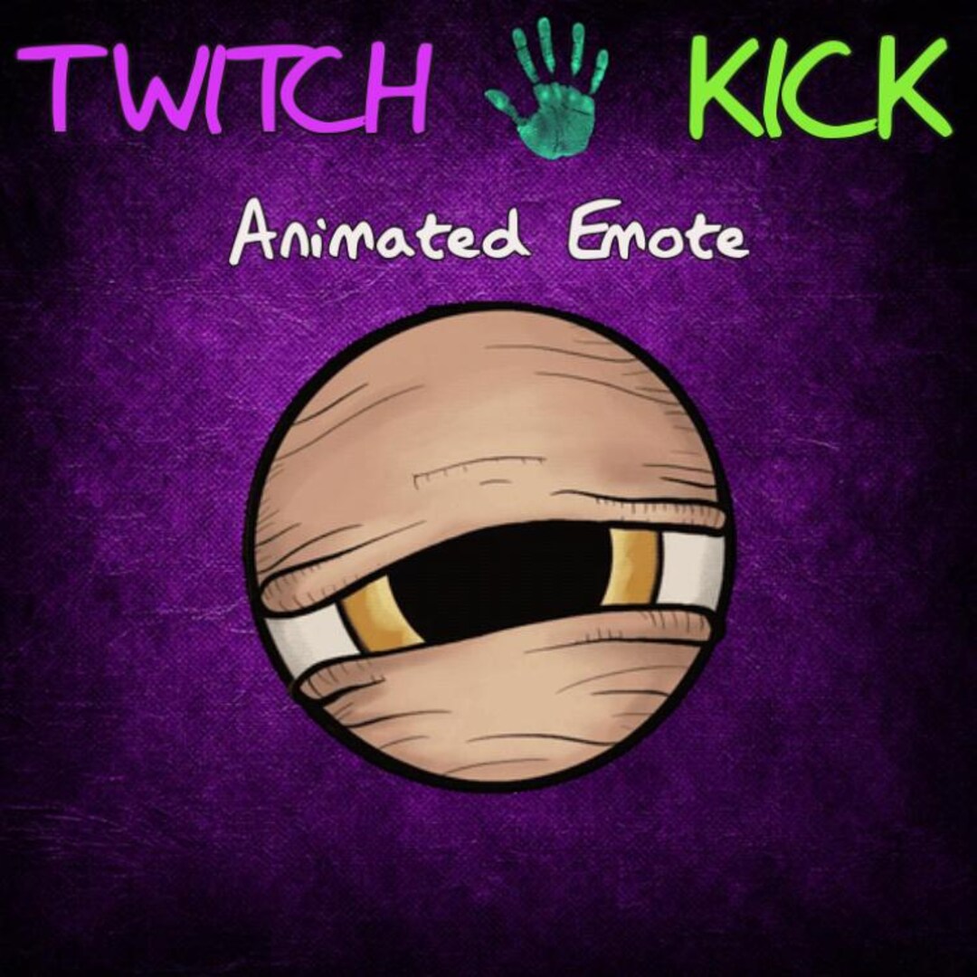 Eyeball Twitch / Kick Streaming Background, Animated, Overlay, Emote - Etsy