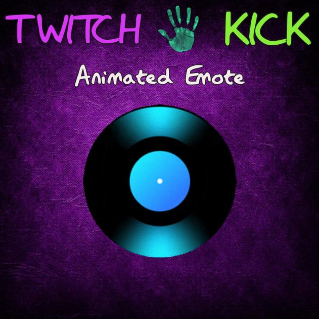 DJ Record + FREE Dancing Bird Emote Twitch / Kick Streaming Background ...