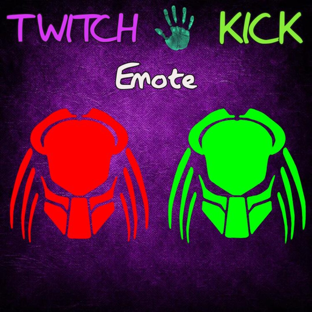 Predator Twitch / Kick Streaming Background, Animated, Overlay, Emote ...