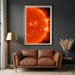 High-resolution Sun Surface Poster - Solar Flare Wall Art ...
