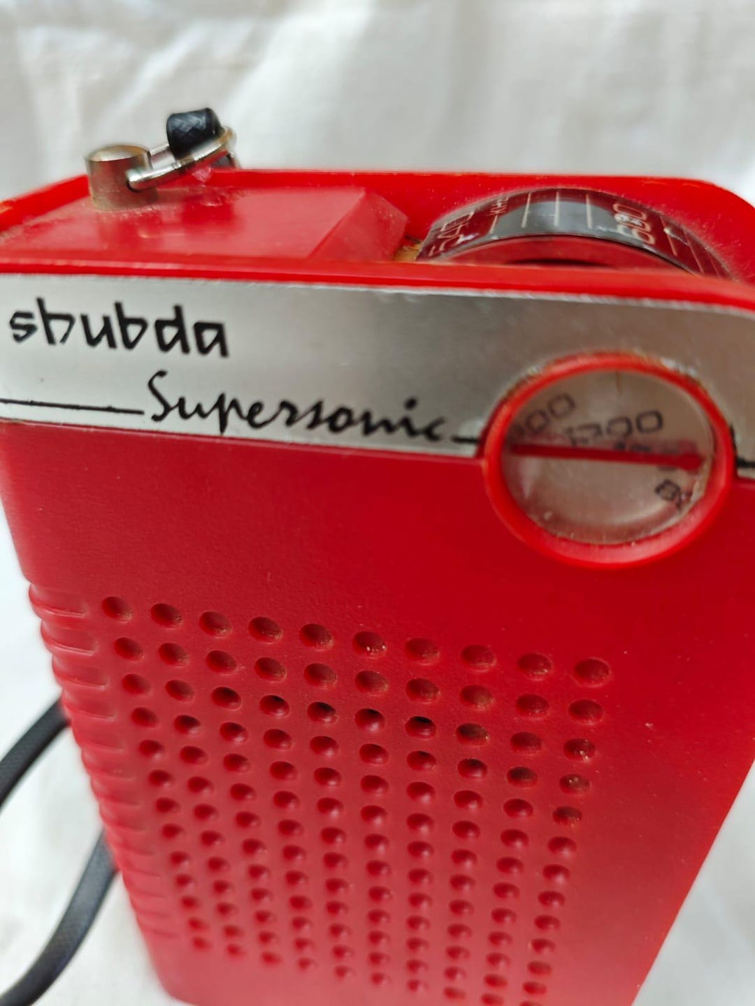 Vintage Red Supersonic Transistor AM Pocket Radio Model SB 611- - Etsy
