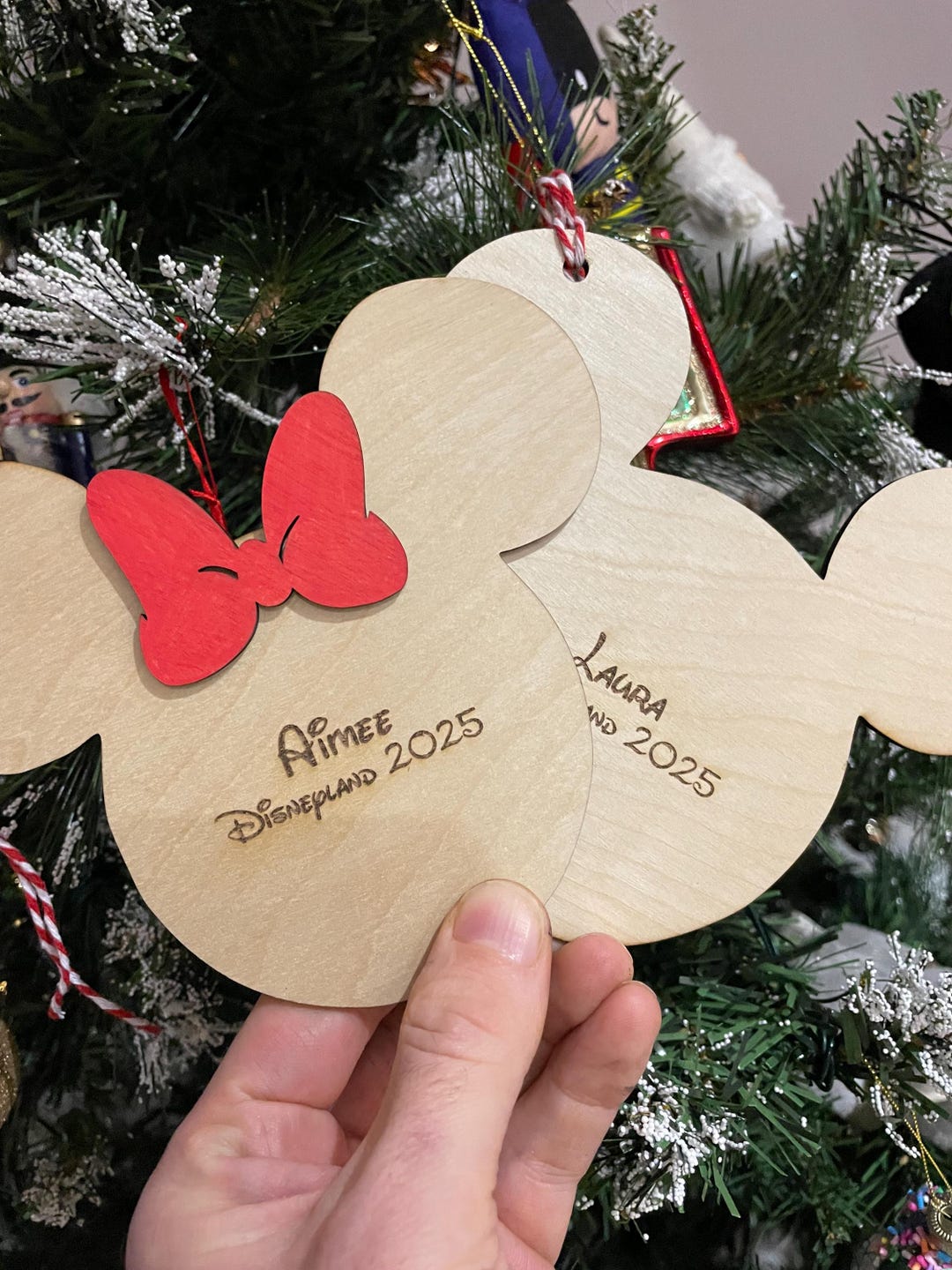 Custom Disney Signature Board, Wooden Autograph Sign, Holiday Ornament ...